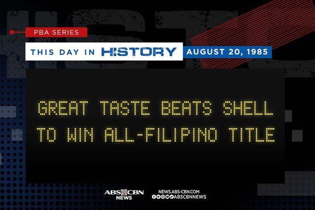 This Day in PBA History: Great Taste downs Shell to win All-Filipino ...