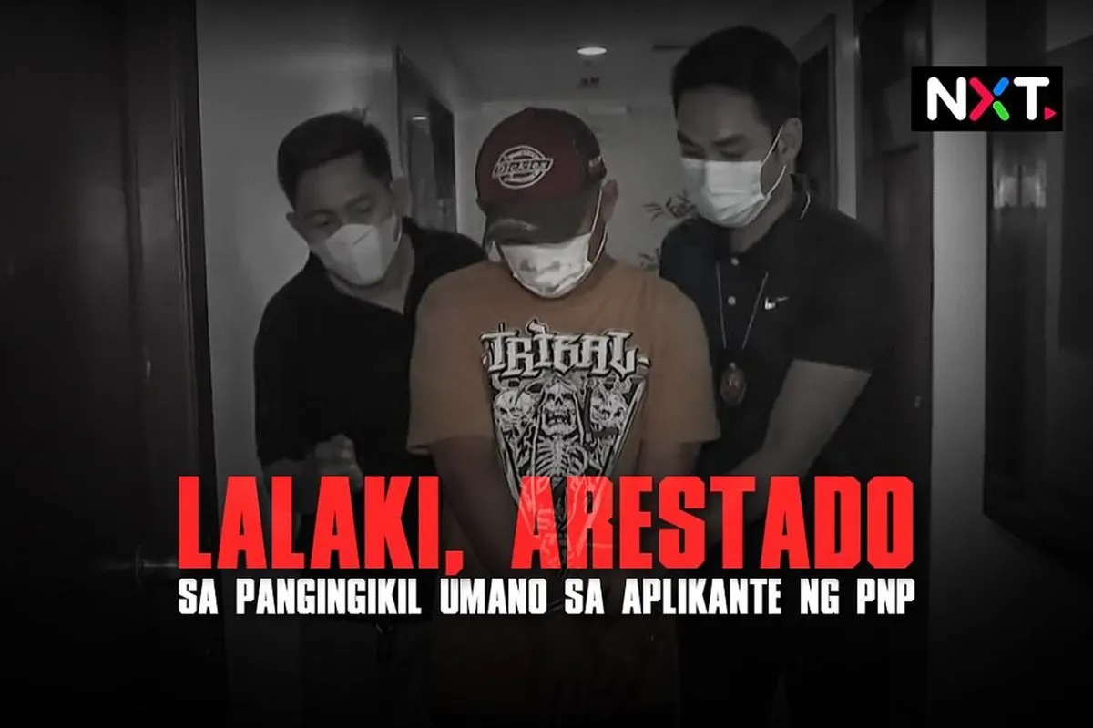 Lalaki, arestado sa pangingikil umano sa aplikante ng PNP | ABS-CBN News