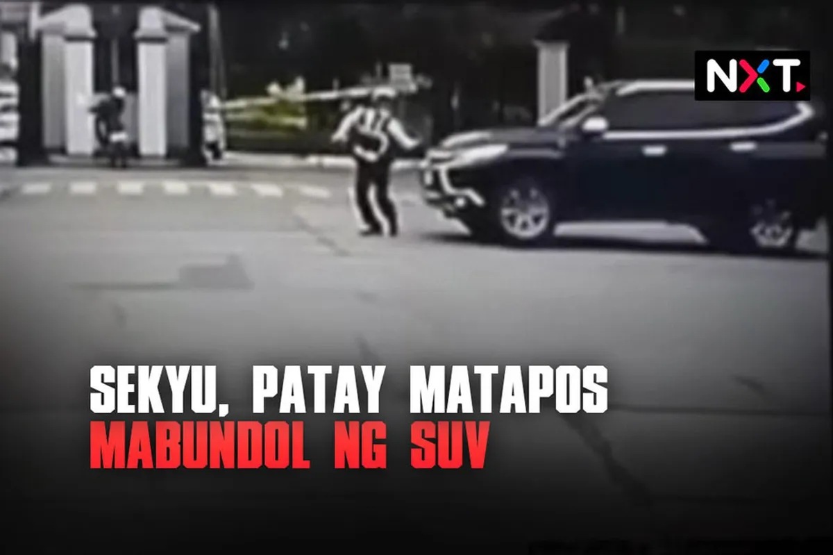 Sekyu, patay matapos mabundol ng SUV | ABS-CBN News