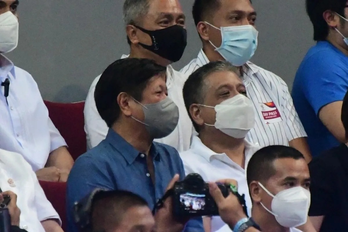 LOOK: Marcos attends Gilas-Saudi Arabia game | ABS-CBN Sports