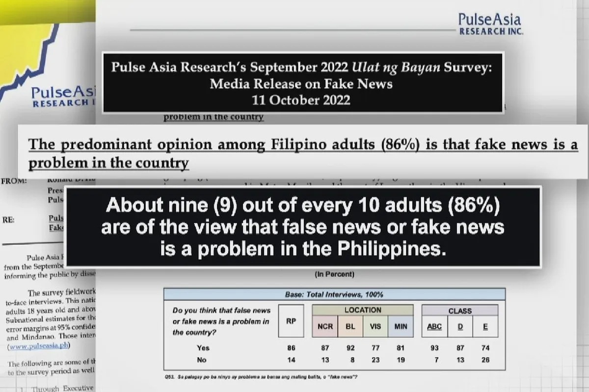 9 sa 10 Pinoy naniniwalang malaking problema ang 'fake news': survey | ABS-CBN News