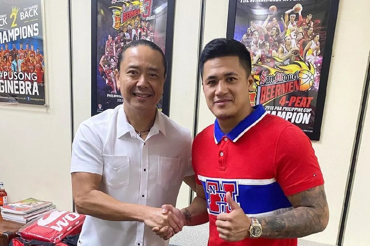 LOOK: Jericho Cruz officially signs with San Miguel Beer | ABS-CBN Sports
