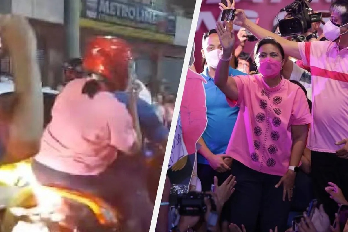 Robredo takes motorcycle to beat traffic en route to Cavite rally | ABS ...