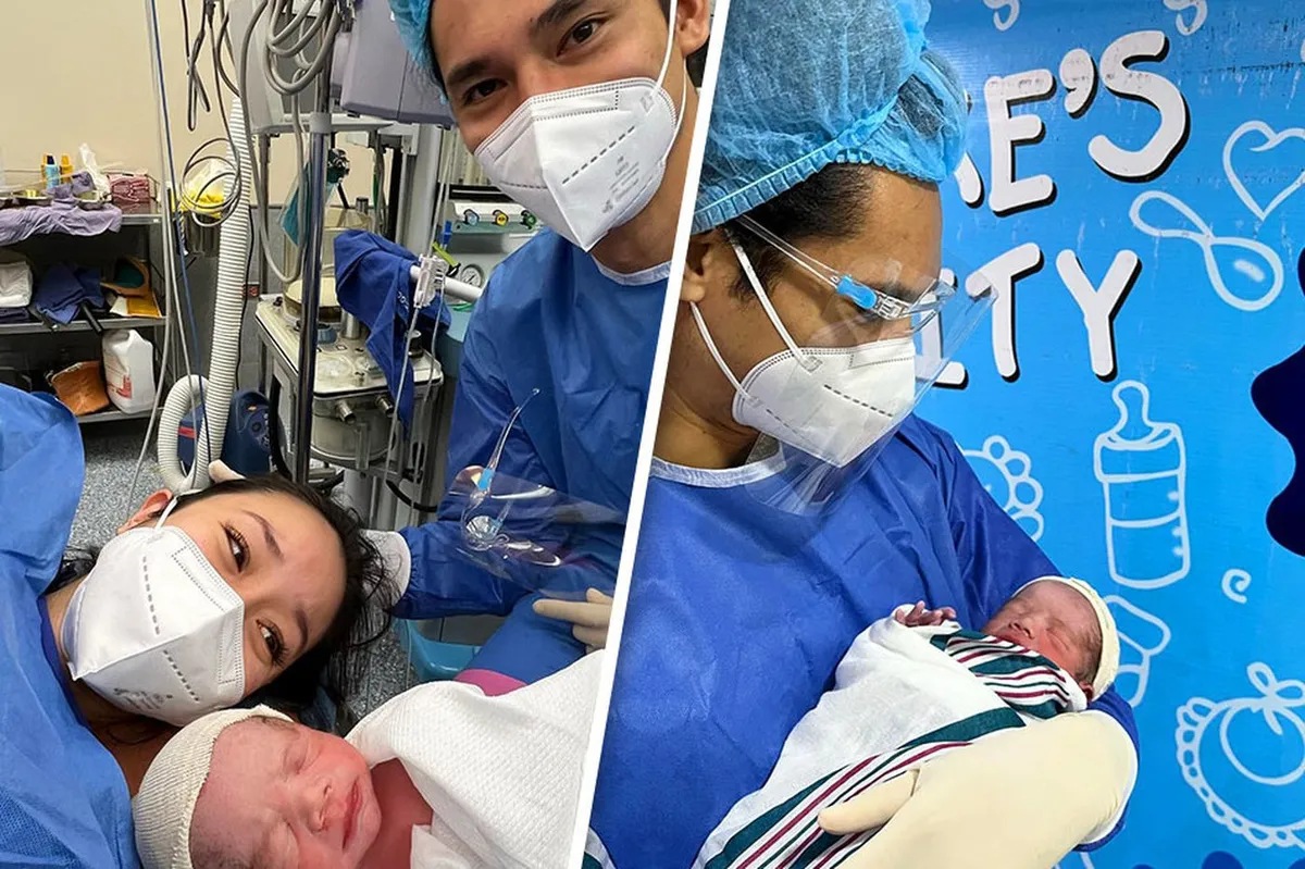 Japeth Aguilar’s wife gives birth to first child | ABS-CBN Sports