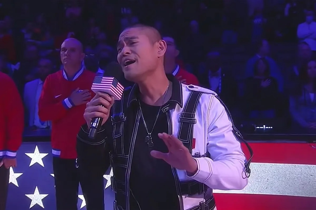‘Dream come true’: Jay R sings US national anthem in NBA game | ABS-CBN ...