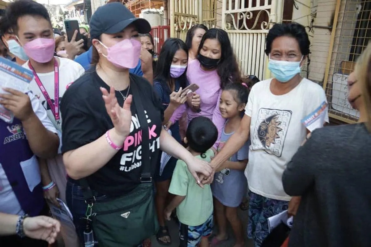 Angel Locsin joins house-to-house campaign for Robredo in CDO | ABS-CBN ...