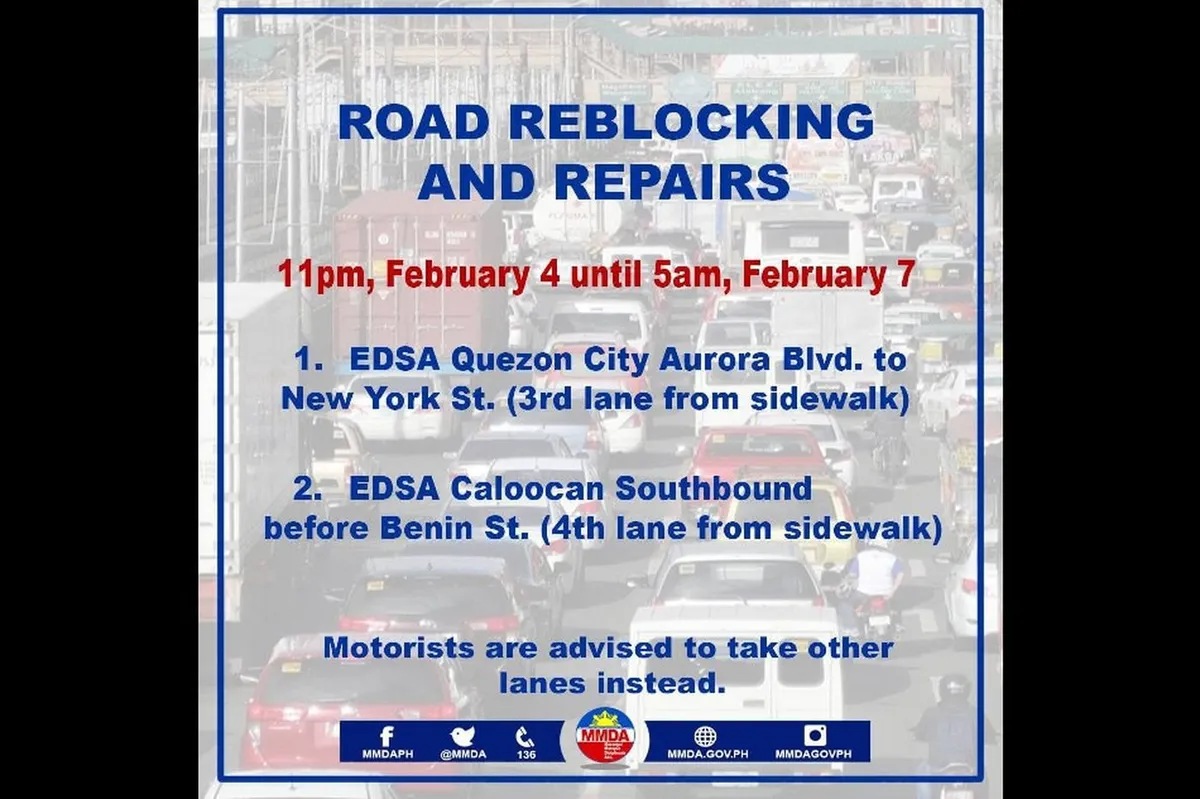 DPWH nag-abiso sa road reblocking, repair ngayong weekend | ABS-CBN News