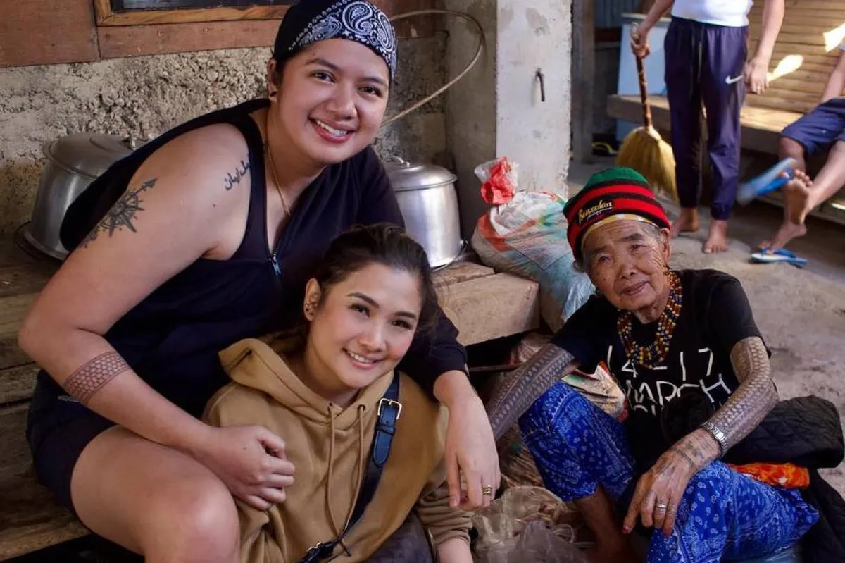 LOOK: Sheryn Regis, partner get Whang-od tattoo | ABS-CBN Lifestyle