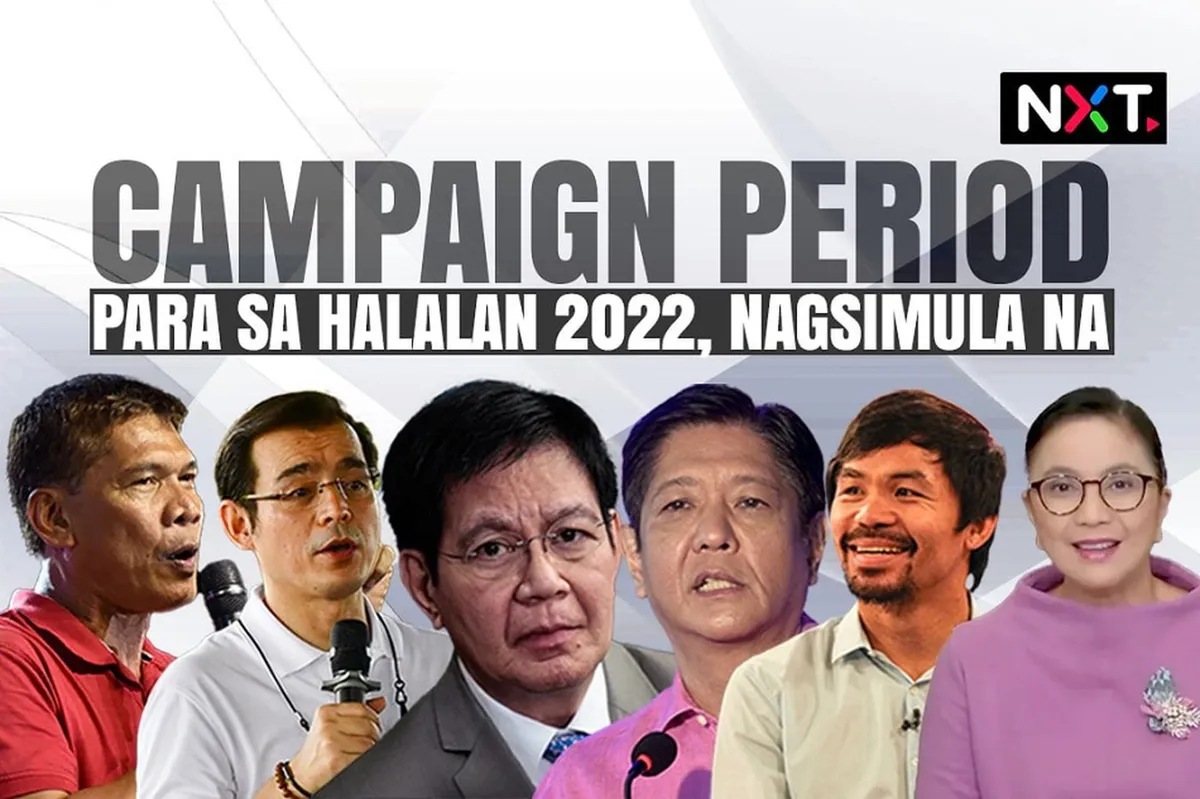Campaign period para sa Halalan 2022, nagsimula na | ABS-CBN News