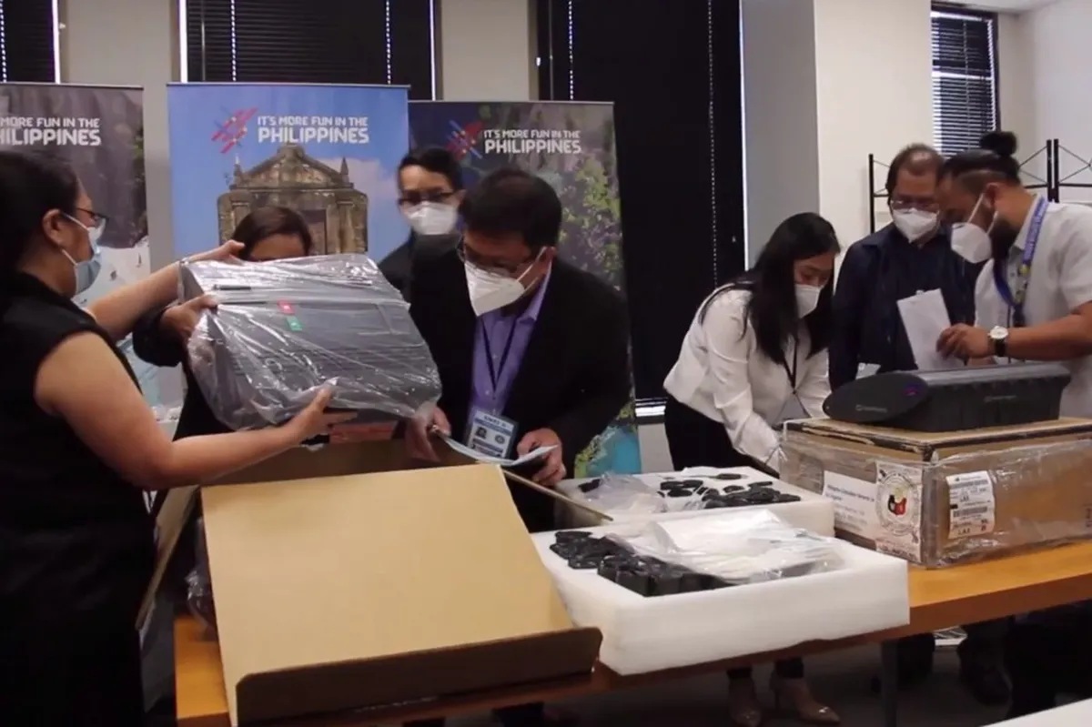 PH consulate general in LA receives, tests vote counting machines | ABS ...