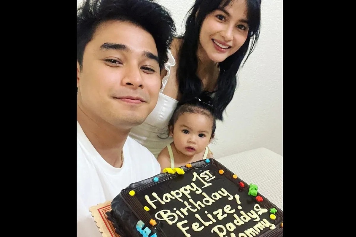 Mccoy vows unconditional love for daughter as she turns one | ABS-CBN ...