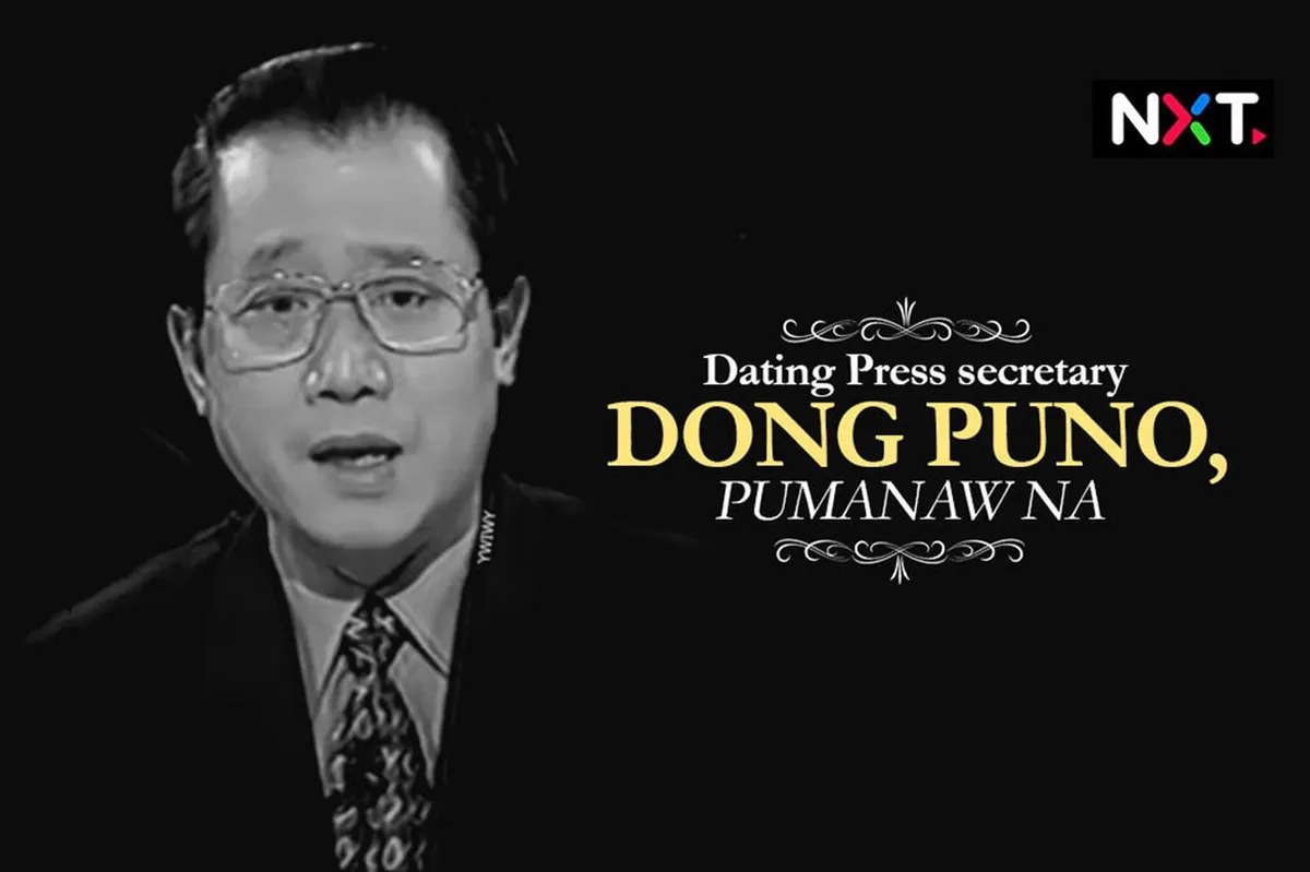 Dating Press secretary Dong Puno, pumanaw na | ABS-CBN News