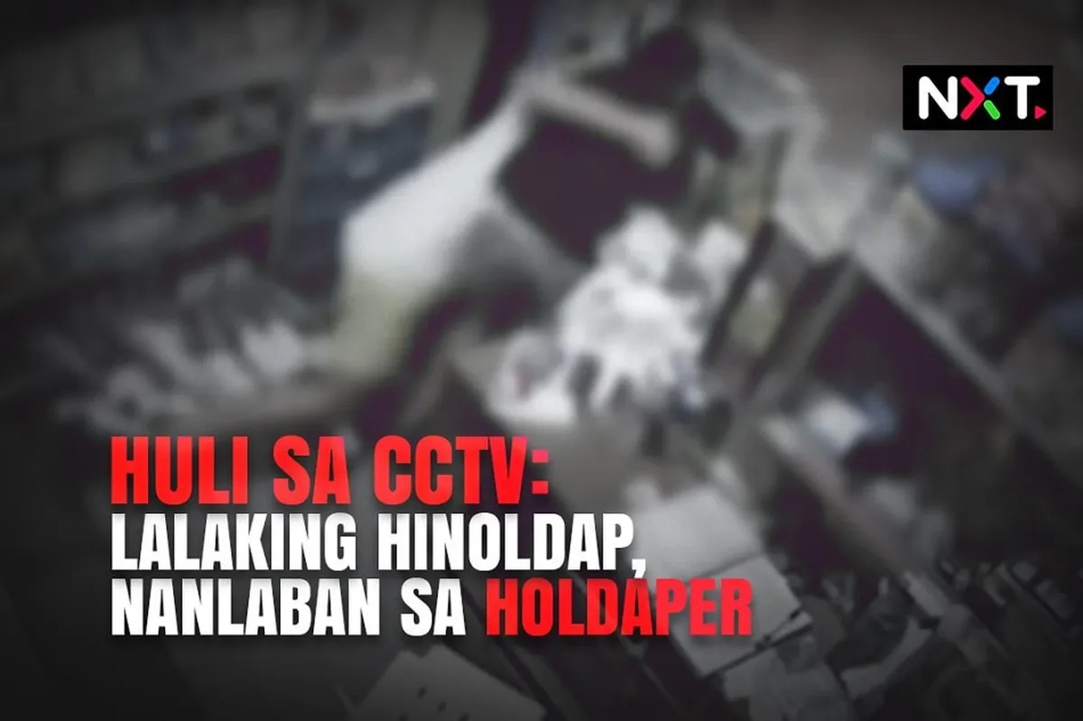 Huli sa CCTV: Lalaking hinoldap, nanlaban sa holdaper | ABS-CBN News