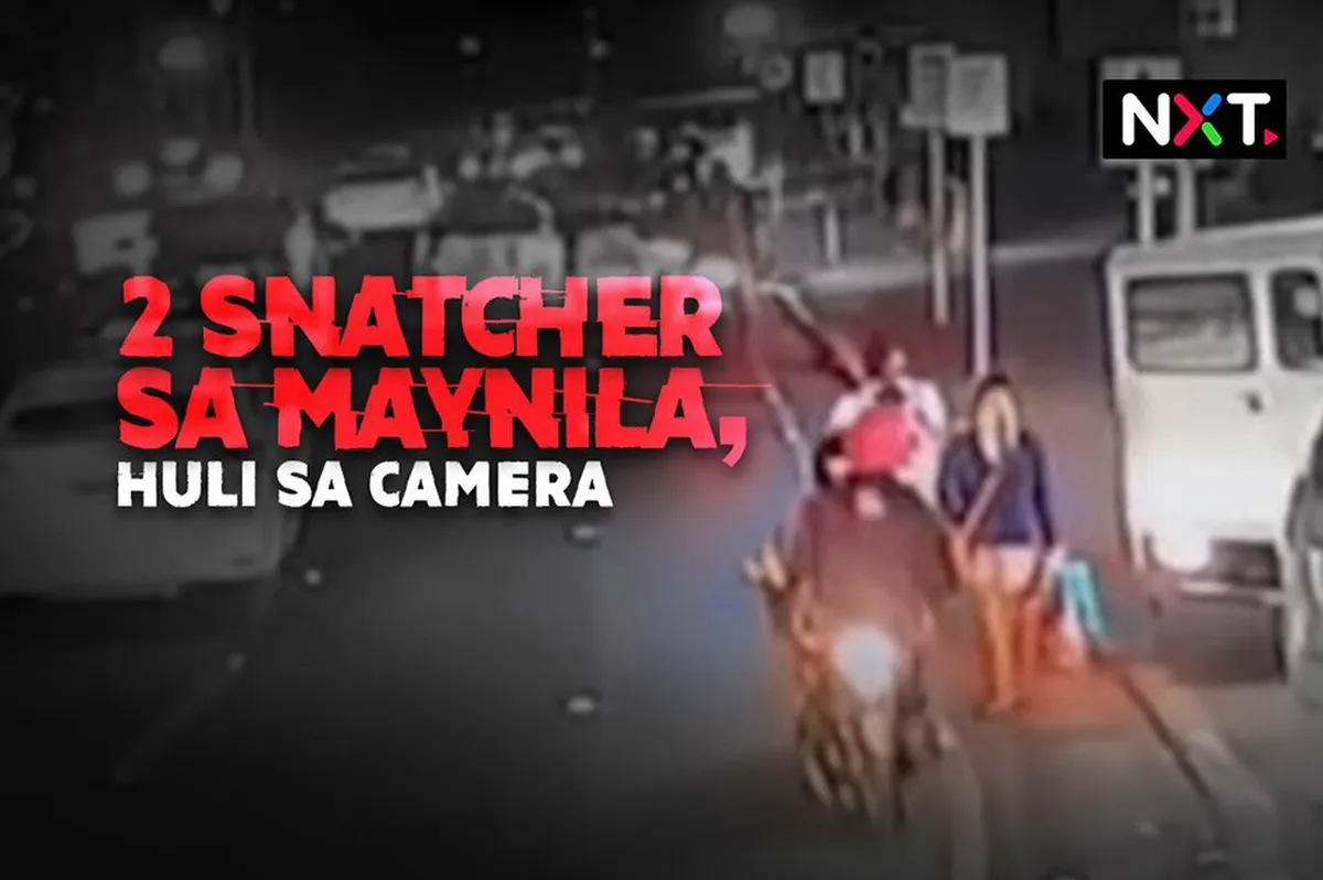 2 snatcher sa Maynila, huli sa camera | ABS-CBN News