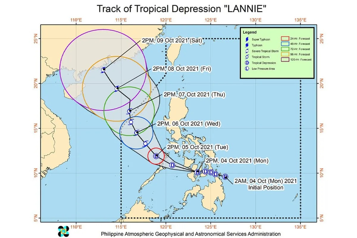 Tropical depression Lannie to make another landfall near northern ...