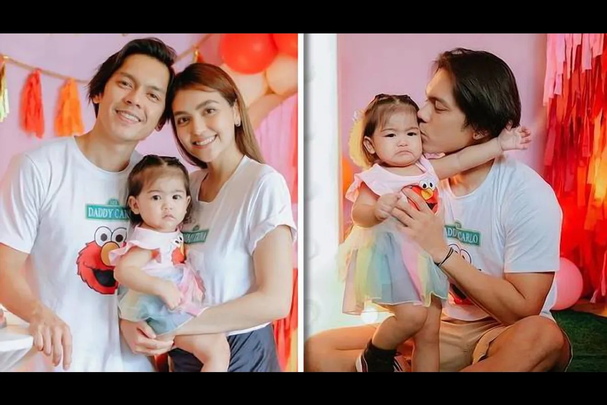 Carlo Aquino’s daughter Enola Mithi celebrates her 1st birthday | ABS ...