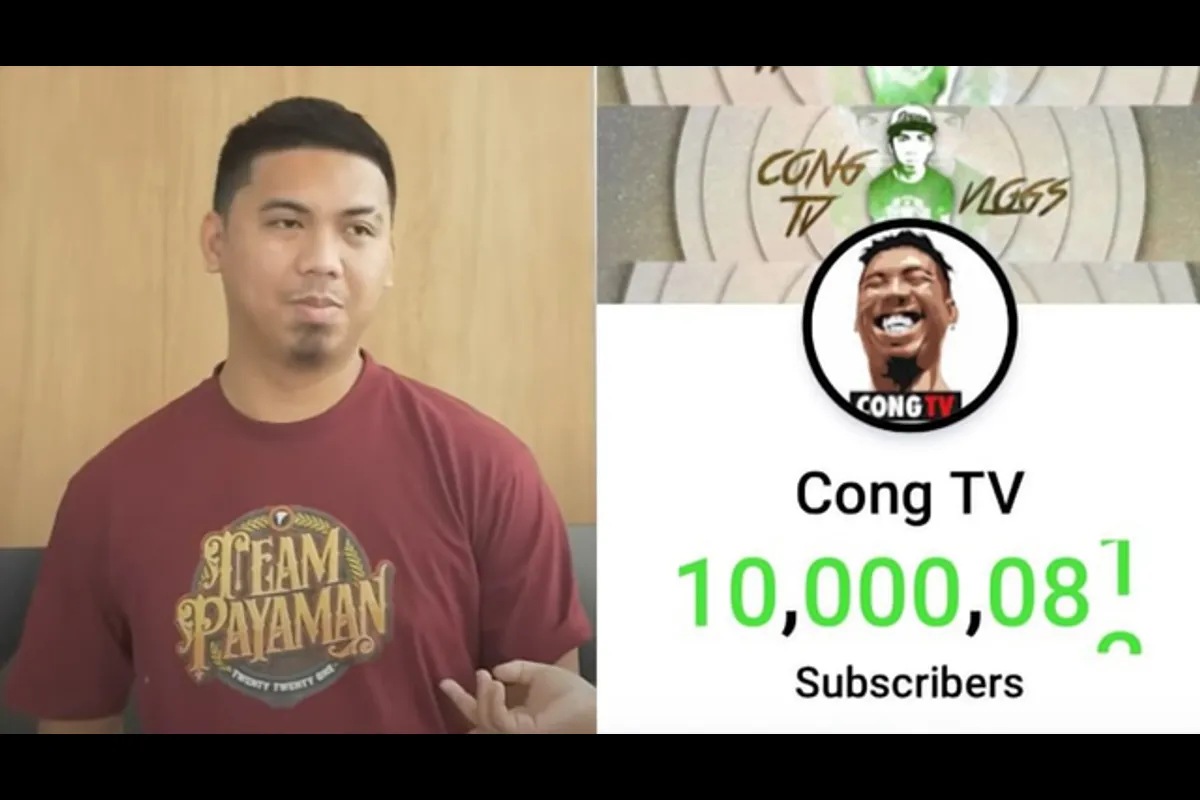 Cong TV on reaching 10 million subscribers on YouTube: ‘Sobrang saya ...