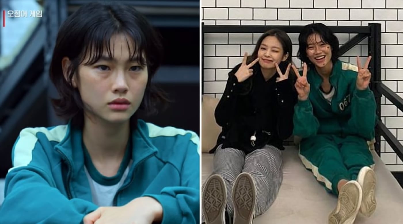 LOOK: BLACKPINK’s Jennie visits Jung Ho-yeon on ‘Squid Game’ set | ABS ...