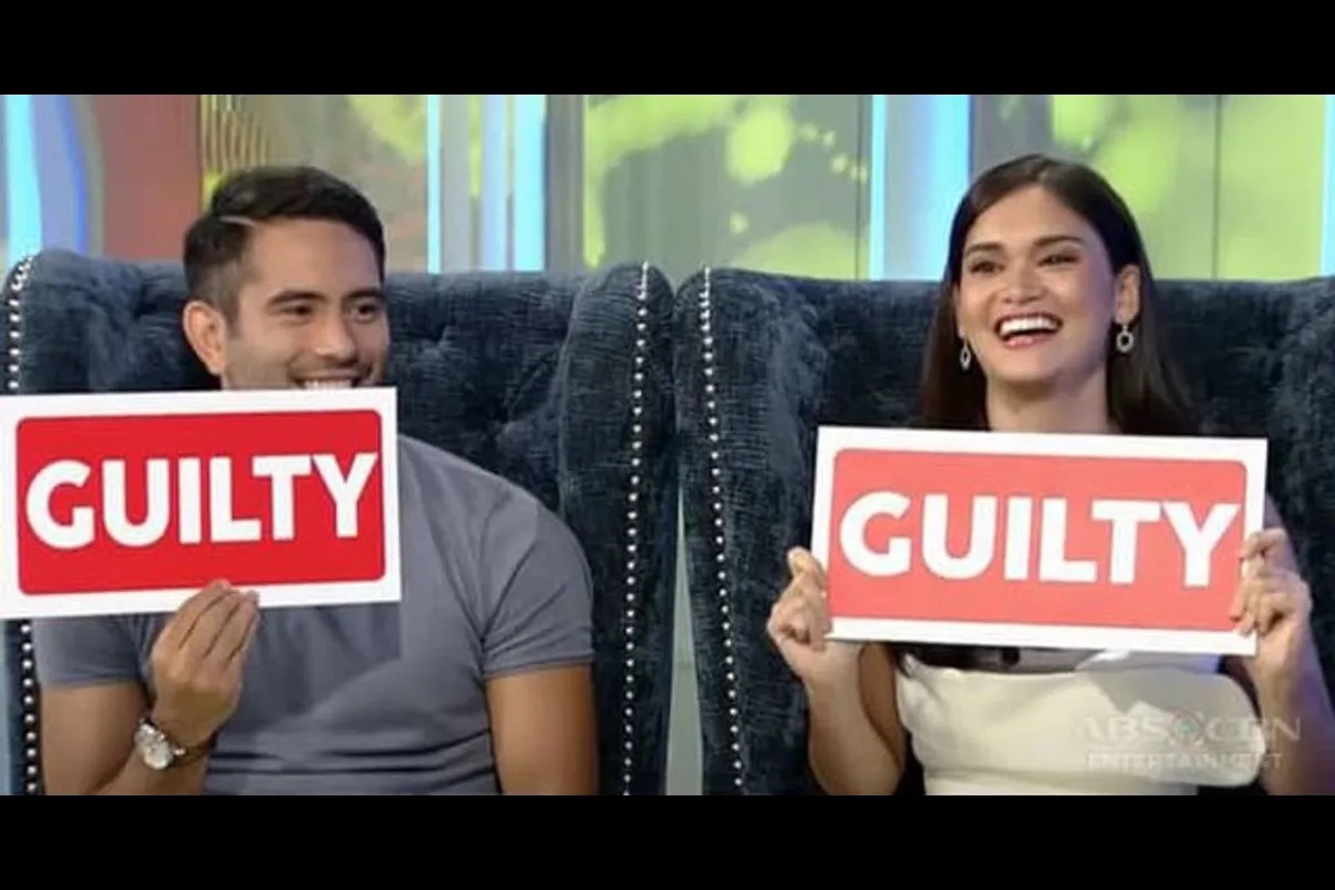 Gerald Anderson and Pia Wurtzbach take on the Sinong Guilty challenge ...
