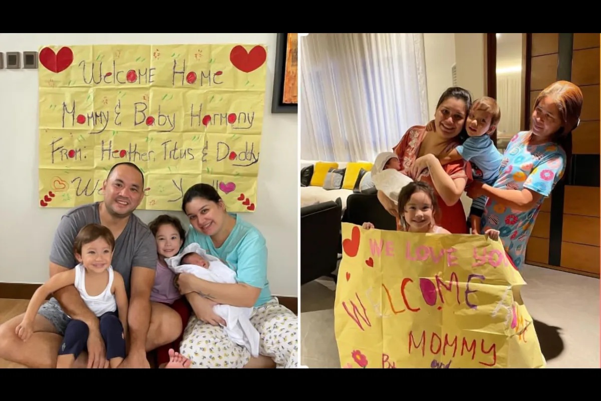 LOOK: Nadine Samonte shares first family photo with newborn daughter ...