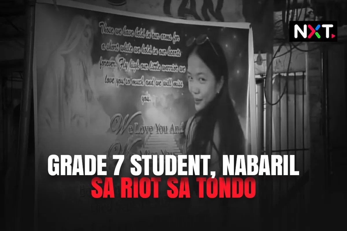 Grade 7 student, nabaril sa riot sa Tondo | ABS-CBN News