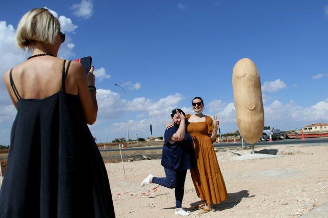 Statue of giant potato goes viral for phallus shape | ABS-CBN News