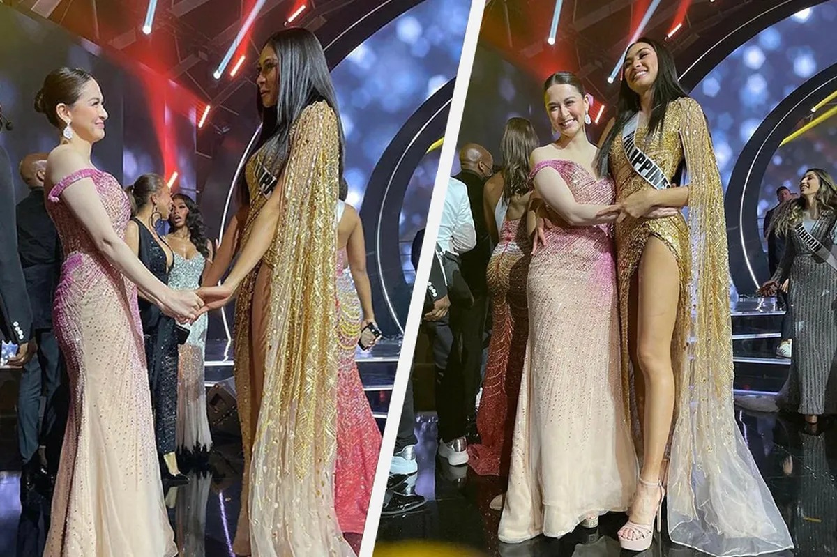 What Marian Rivera did that made Bea Gomez beam on the Miss Universe ...