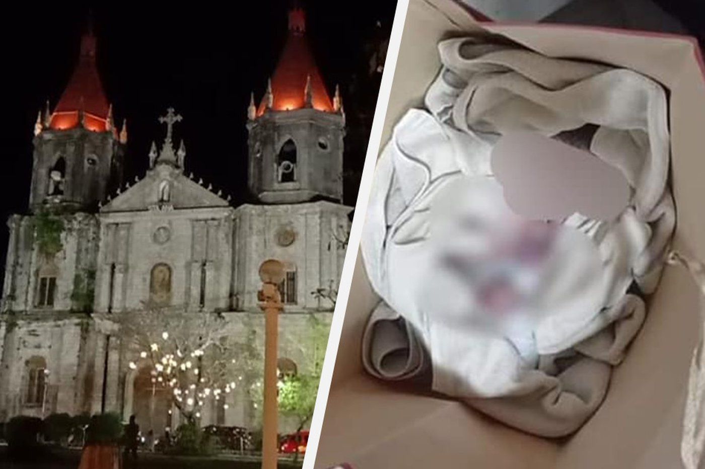 Patay na sanggol, iniwan sa simbahan sa Iloilo City | ABS-CBN News