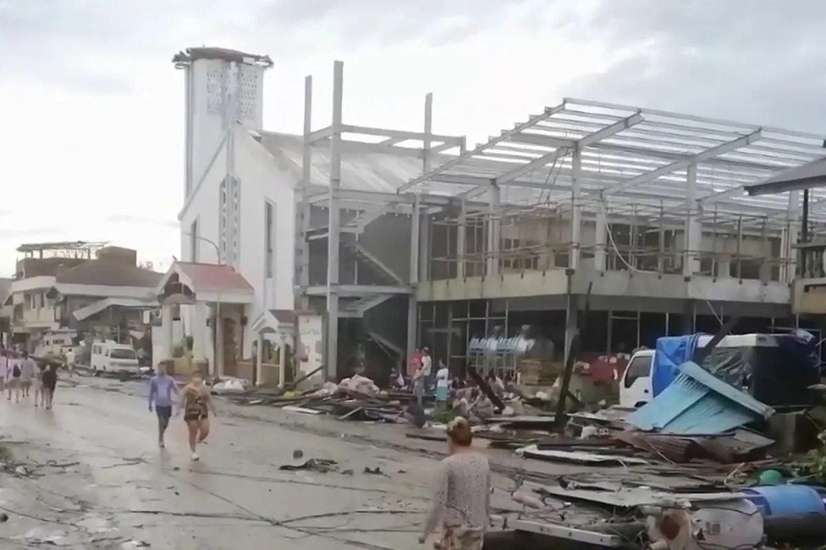 Surigao City nagtamo ng matinding pinsala mula sa bagyong Odette | ABS ...