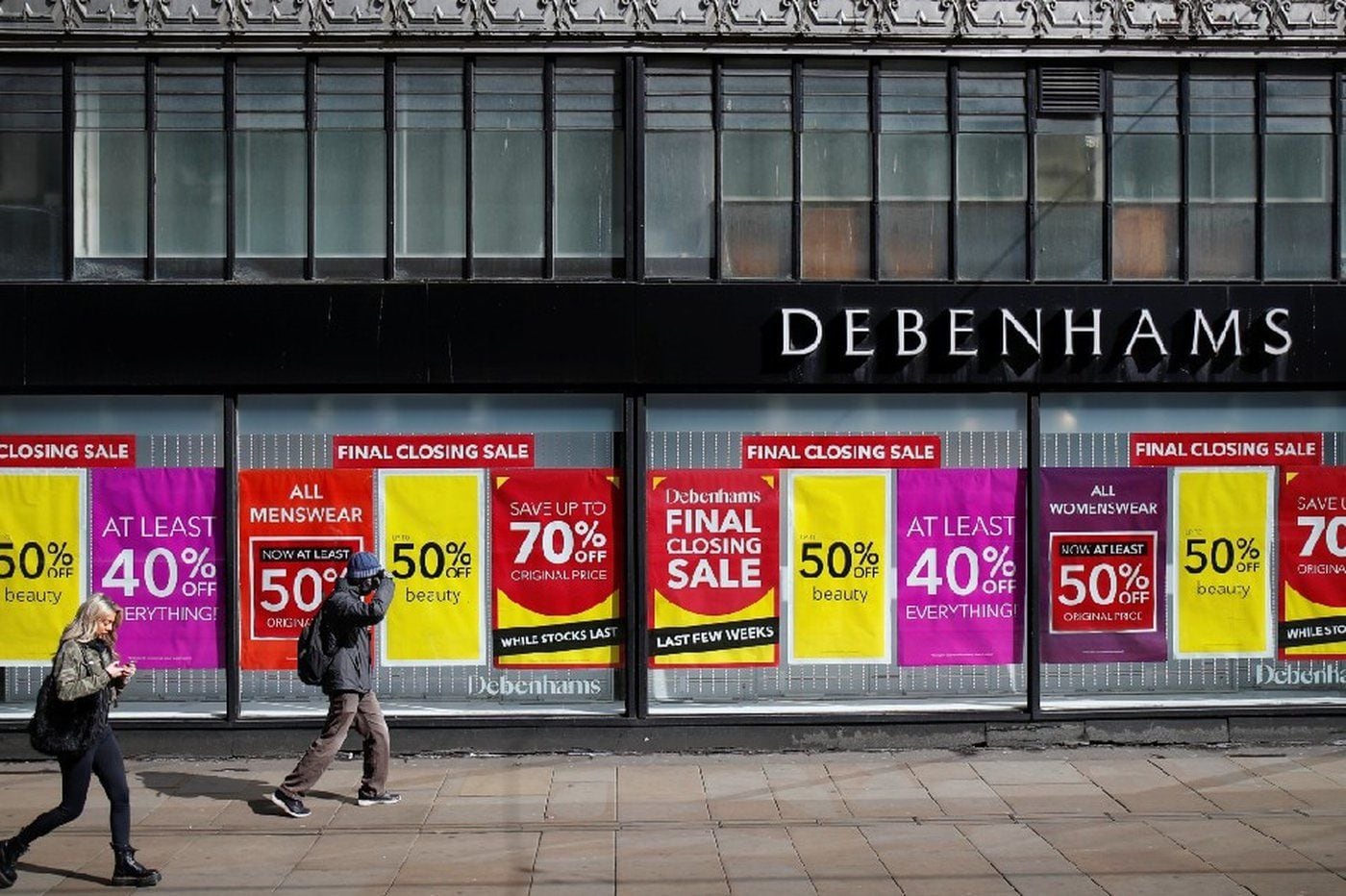 Debenhams exchange rate store