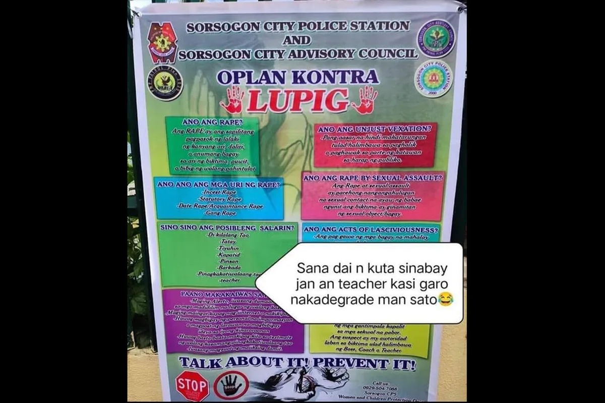 PNP chief personally sorry over tarp branding teachers as potential ...