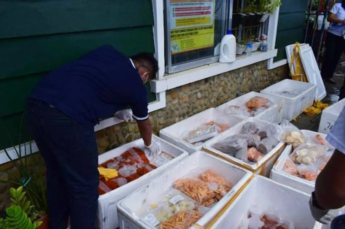 Frozen, processed meat nakumpiska sa pantalan sa Northern Samar | ABS ...