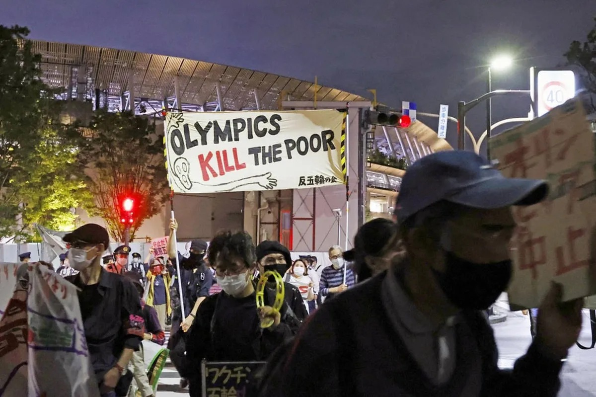 Protest against Tokyo Olympics | ABS-CBN
