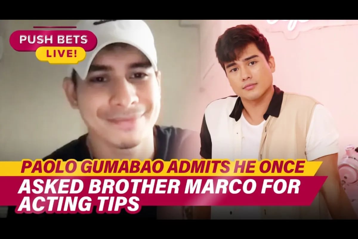 Paolo Gumabao admits he once asked brother Marco for acting tips | PUSH ...
