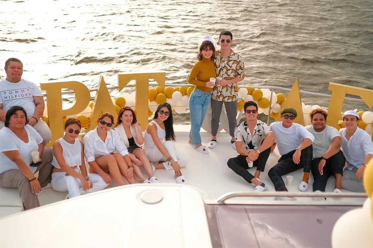 LOOK: Patrick Sugui, Aeriel Garcia treated to yacht engagement party ...
