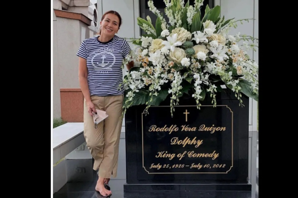 LOOK: Zsa Zsa Padilla finally gets to visit Dolphy's grave again | ABS ...