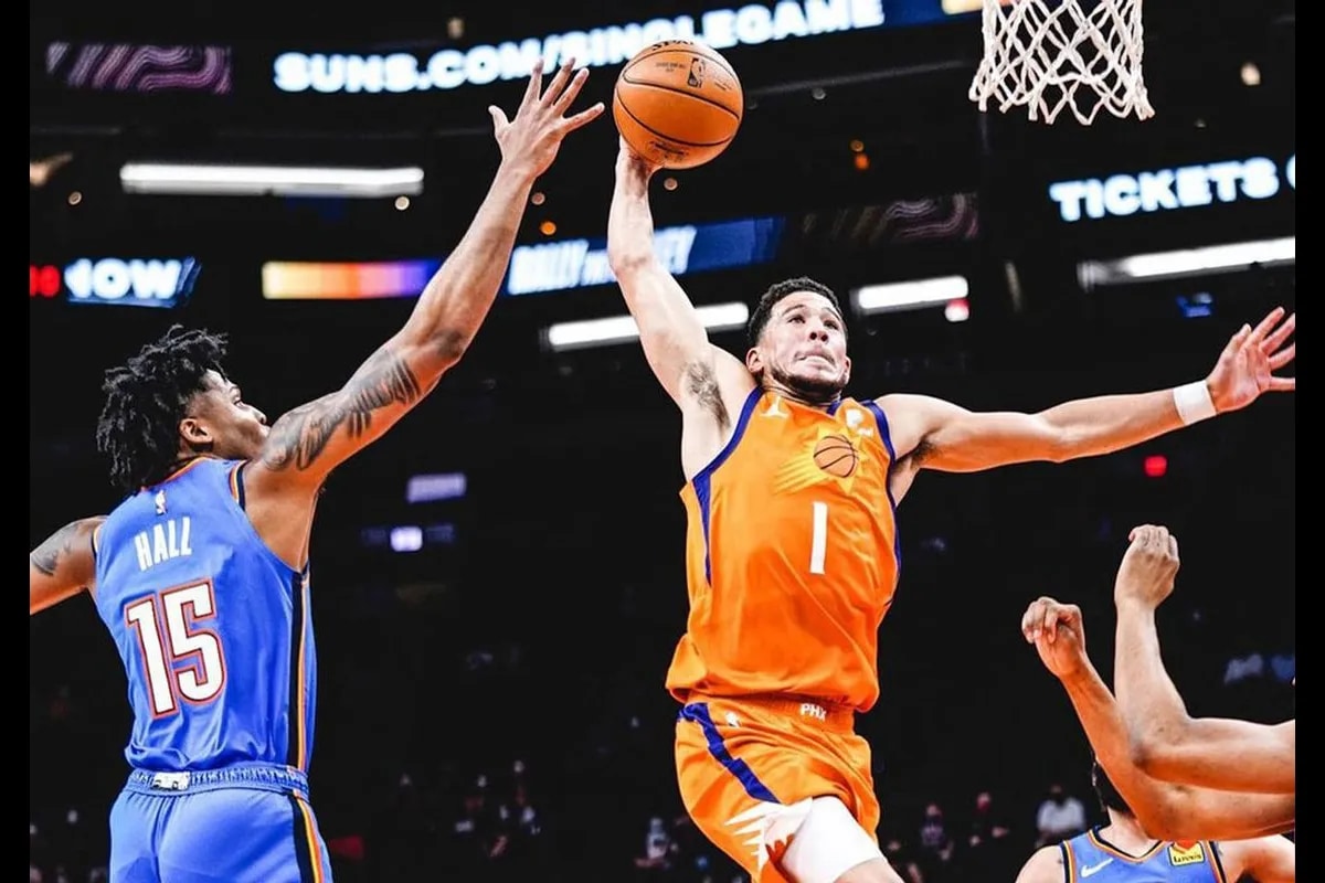 NBA: Devin Booker pours in 32 as Suns slam Thunder | ABS-CBN Sports