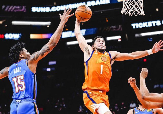 NBA: Devin Booker pours in 32 as Suns slam Thunder | ABS-CBN Sports