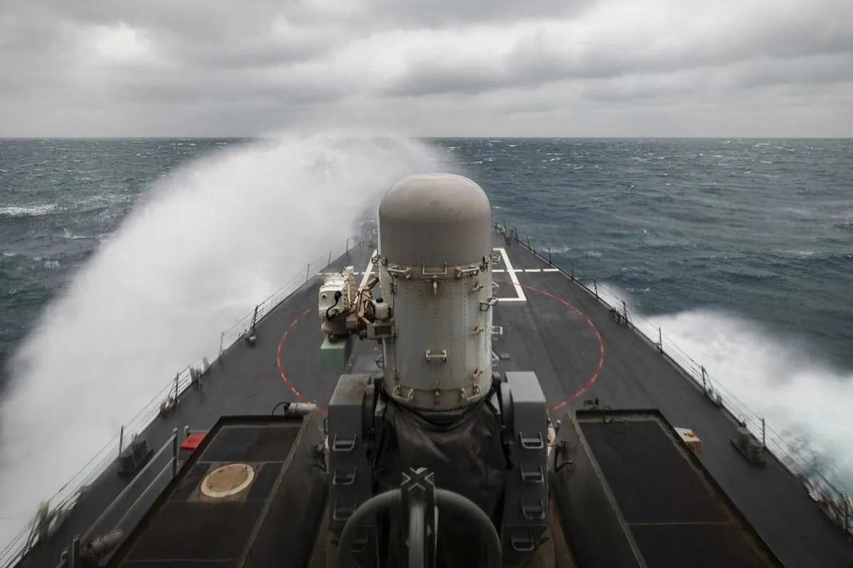 US Navy destroyer transits through strait between China, Taiwan | ABS-CBN