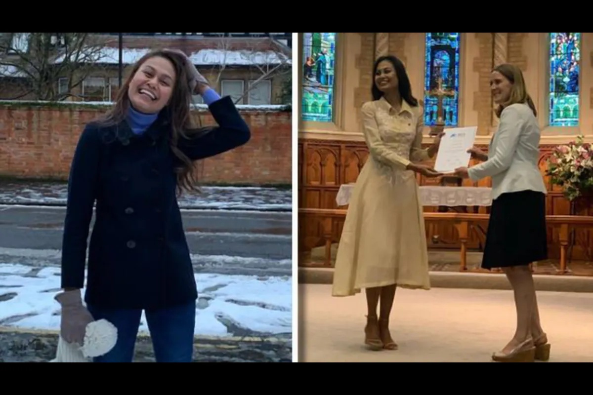 Venus Raj graduates from a school in England, reflects on scholastic ...