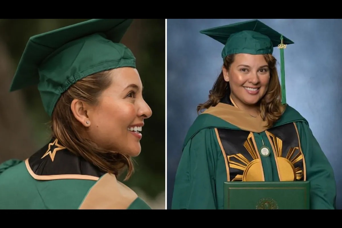 Giselle Tongi attends virtual graduate studies commencement: ‘Made it ...