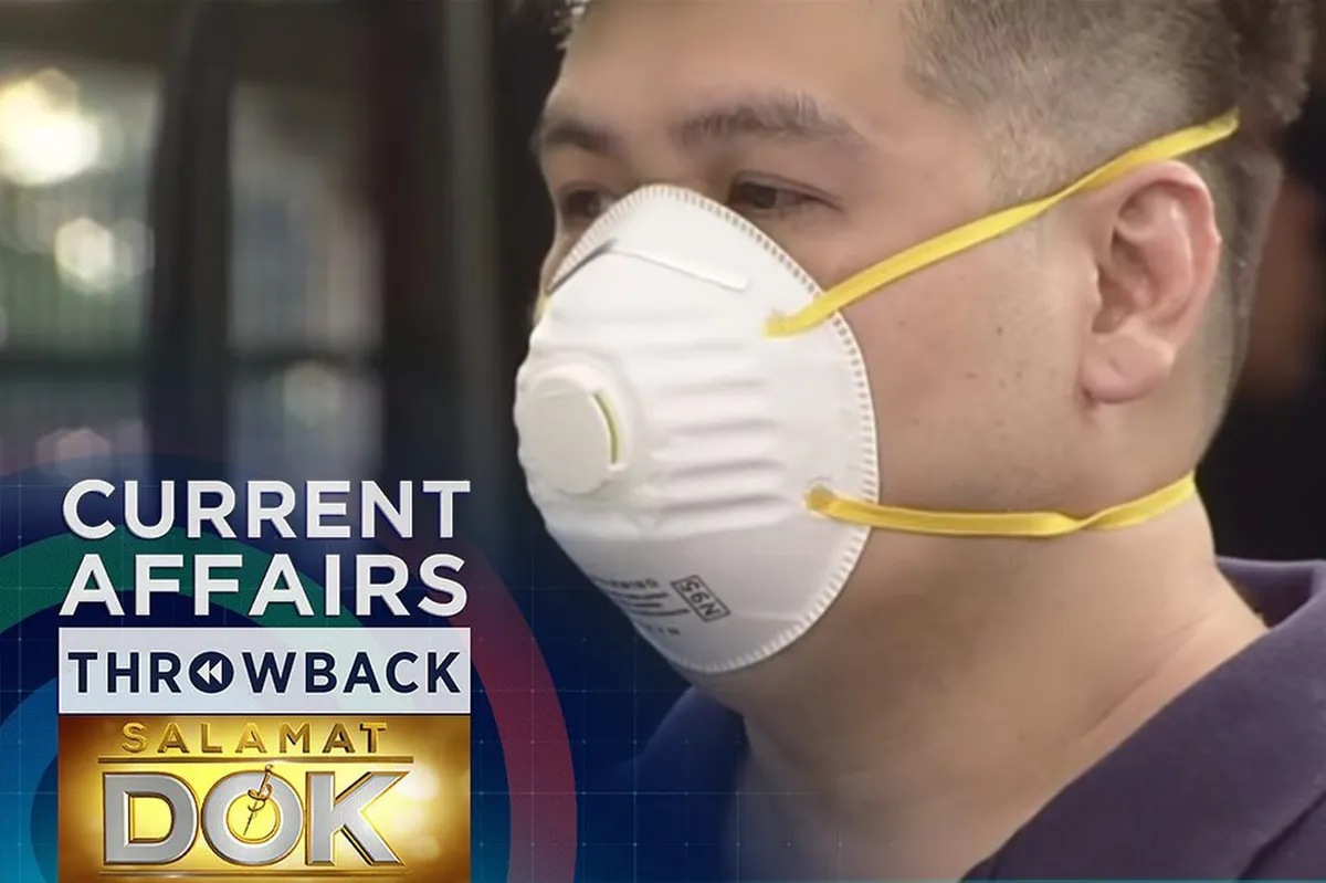THROWBACK: How to wear face mask for protection vs volcanic ash | ABS ...