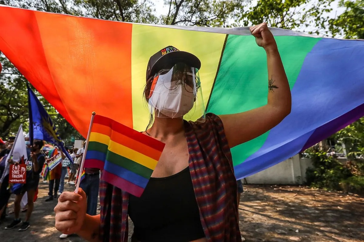 LGBTQIA groups call for support, respect at QC Pride march | ABS-CBN News
