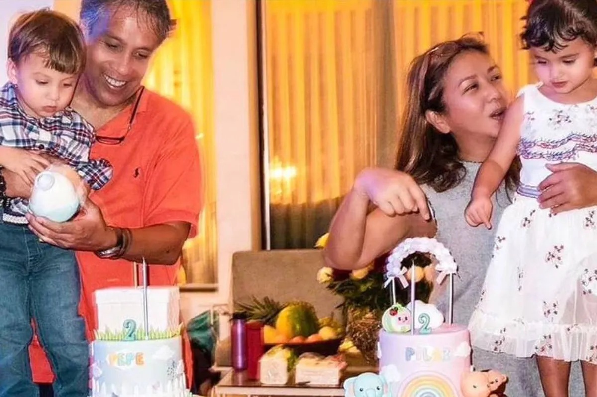 LOOK: Twins of Korina Sanchez, Mar Roxas celebrate 2nd birthday | ABS ...