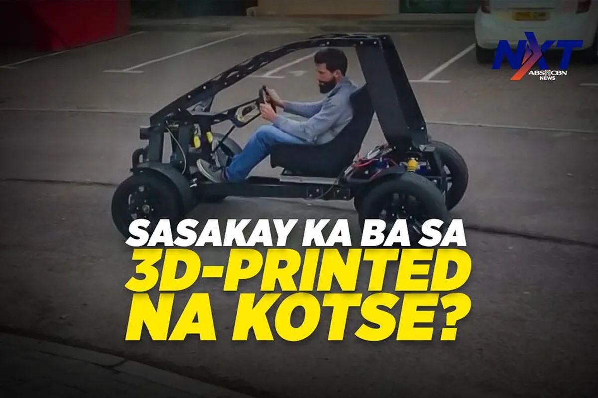 Sasakay ka ba sa 3D printed na kotse? | ABS-CBN