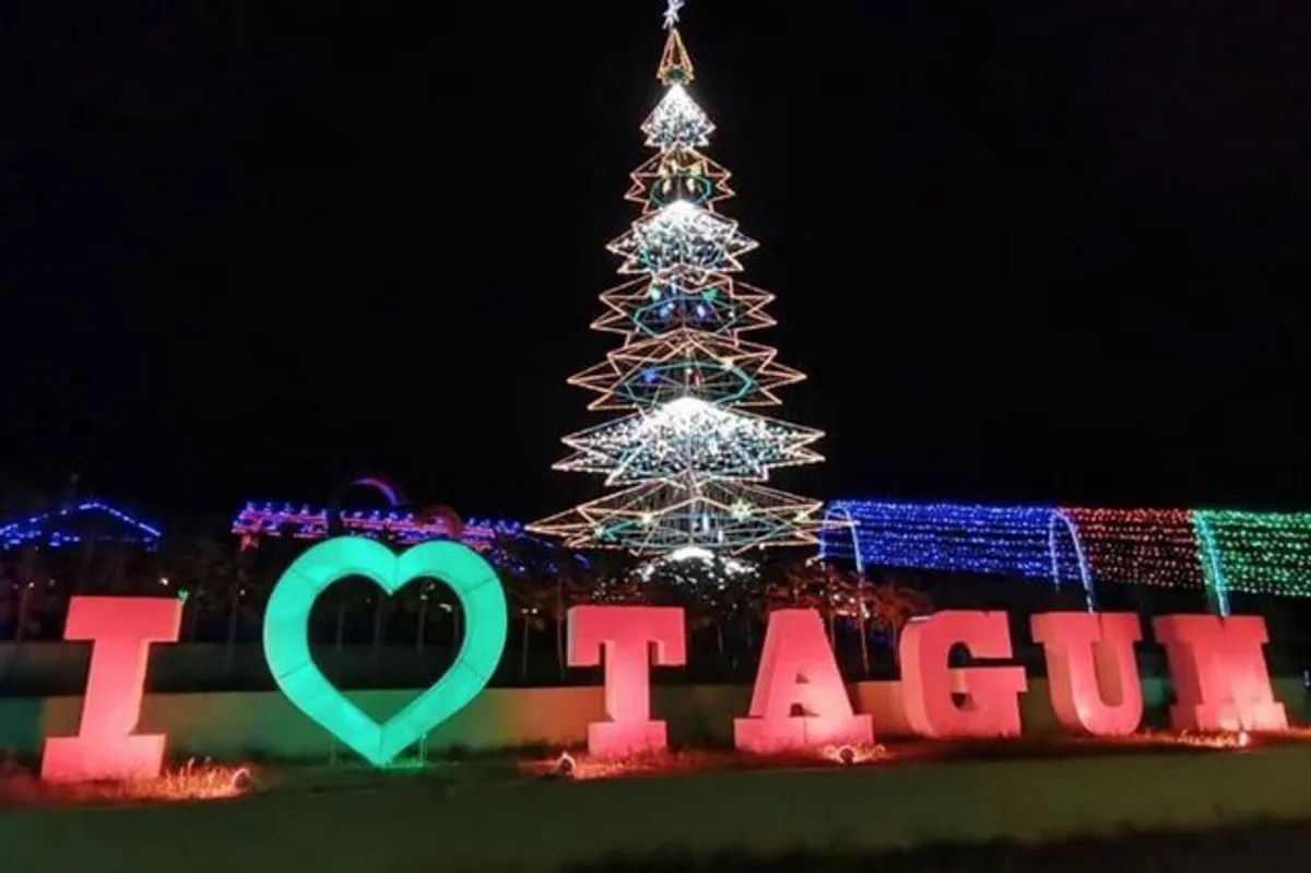 LOOK: Tagum City lights up 'tallest Christmas tree' in PH | ABS-CBN News