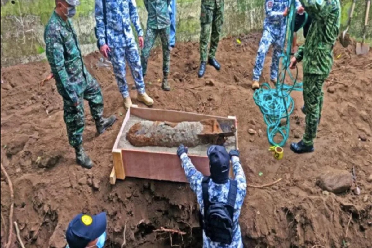 LOOK: Unexploded bomb unearthed in Batanes | ABS-CBN News LOOK: Unexploded bomb unearthed in Batanes | ABS-CBN News