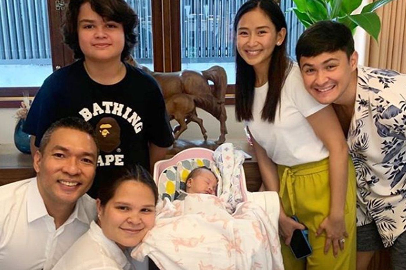 LOOK: Sarah, Matteo all smiles around baby niece Gianna | ABS-CBN ...