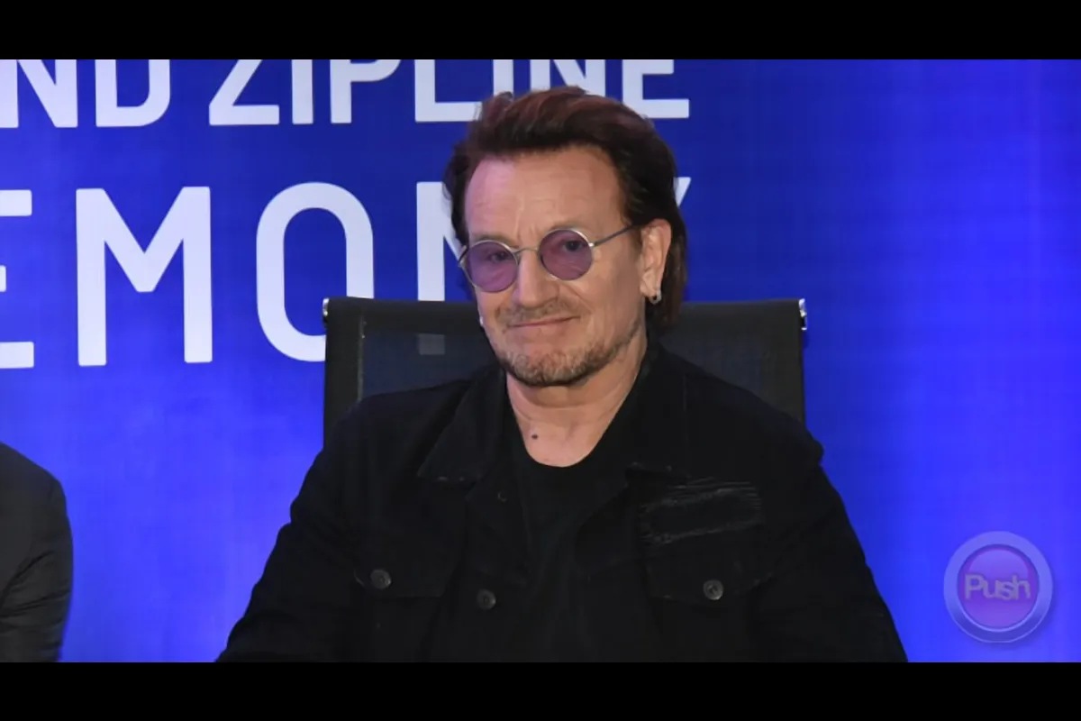 Bono, present at Zipline and Philippine Red Cross’ partnership signing ...
