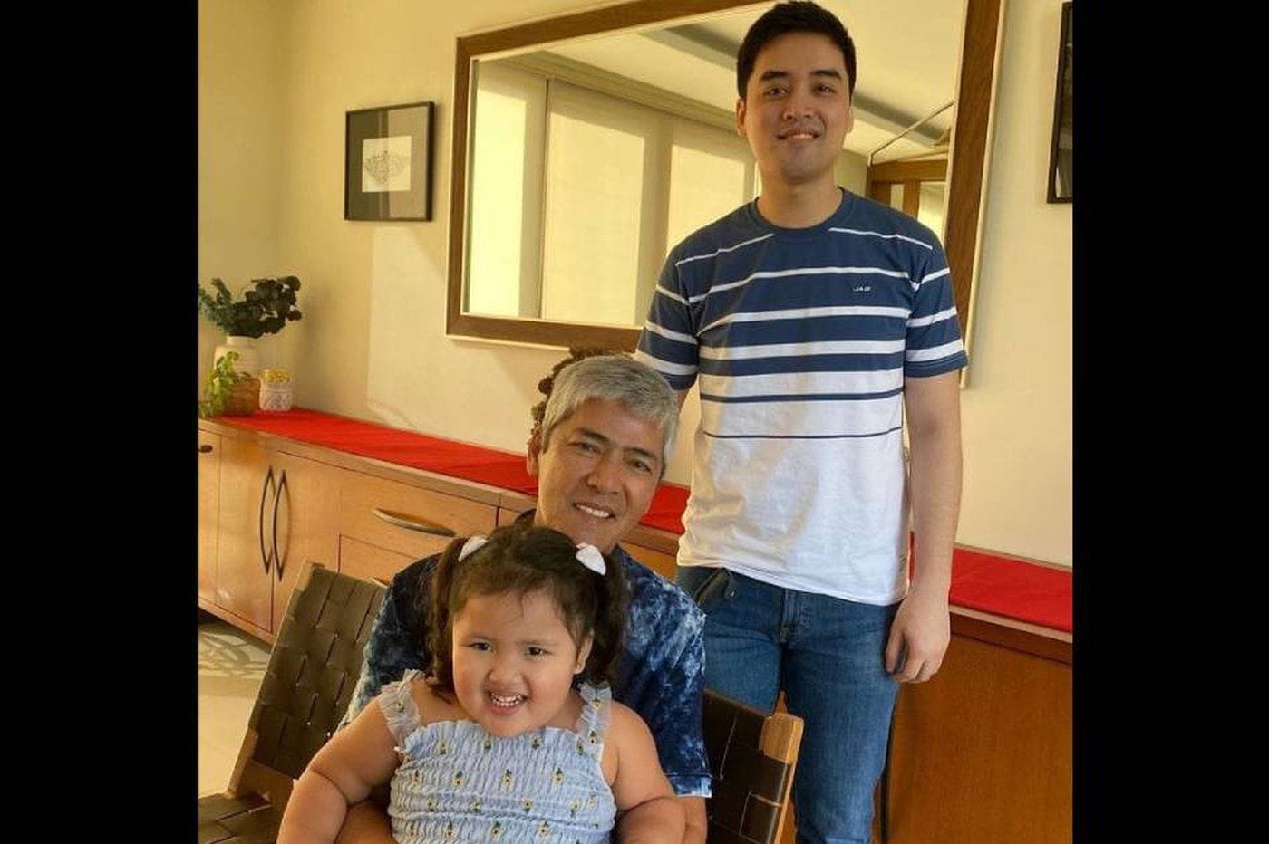LOOK: Vico Sotto reunites with dad Vic after 9 months on Christmas Eve ...